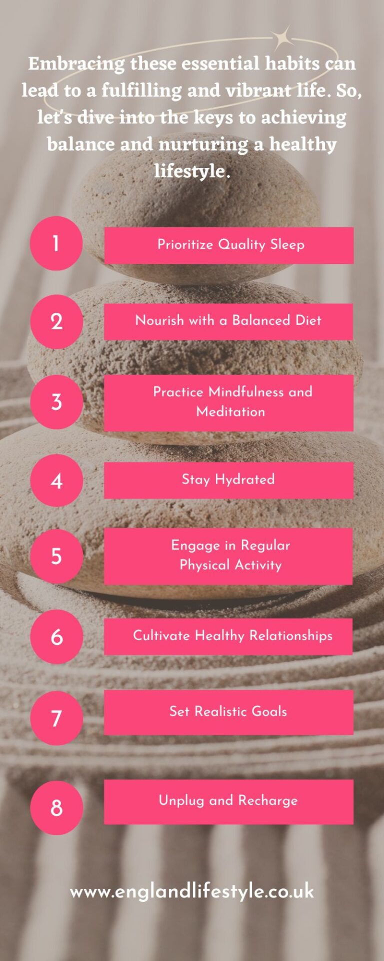Essential Habits For A Balanced And Healthy Lifestyle