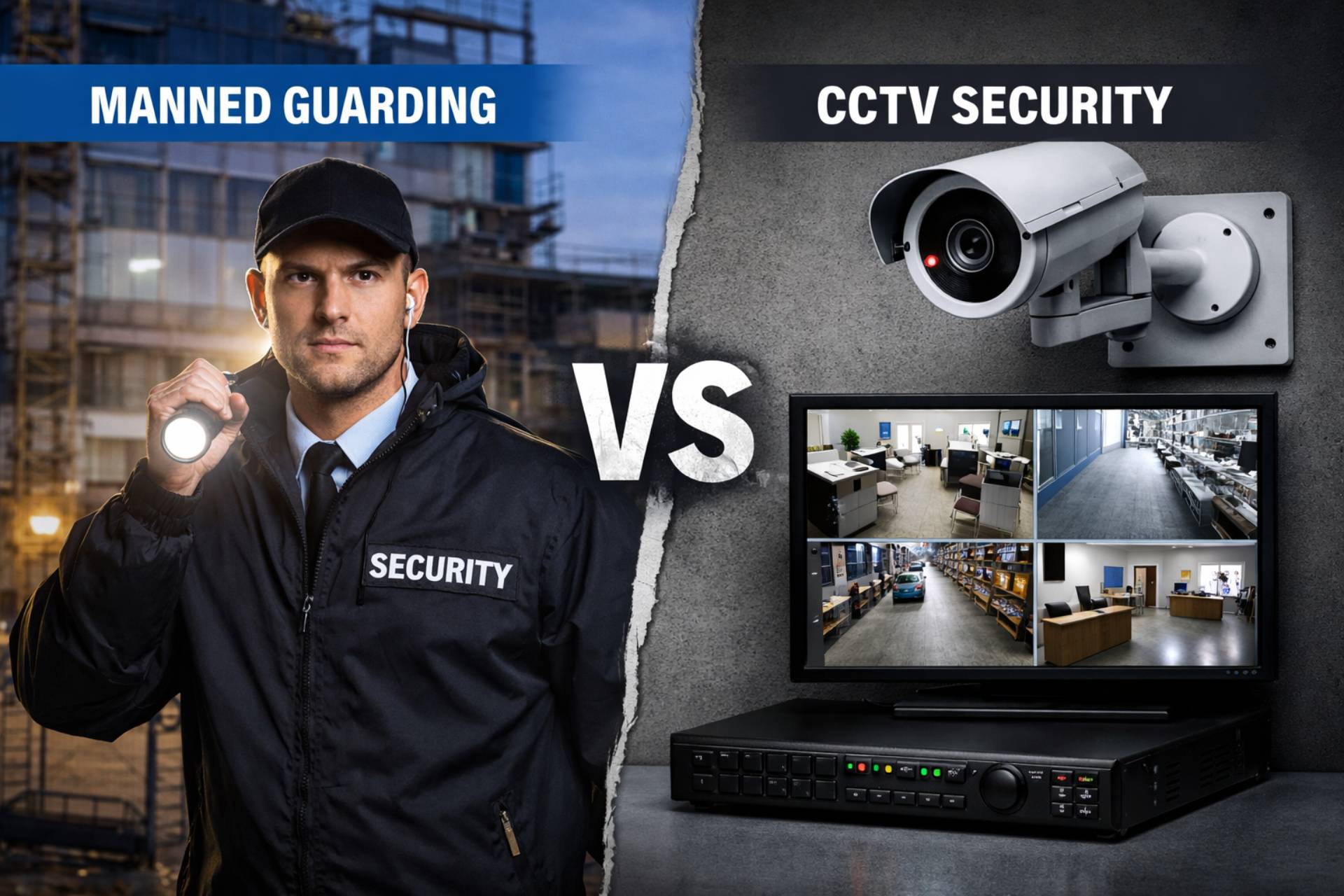 Manned Guarding vs CCTV: Best Security for Your Property